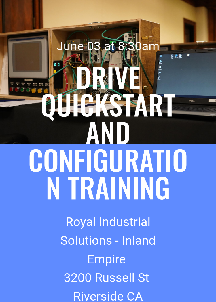 Drive QuickStart and Configuration Training