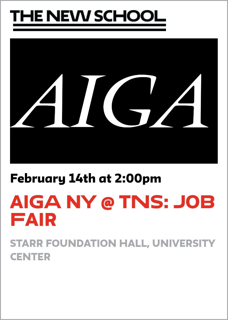 AIGA NY @ TNS: Job Fair