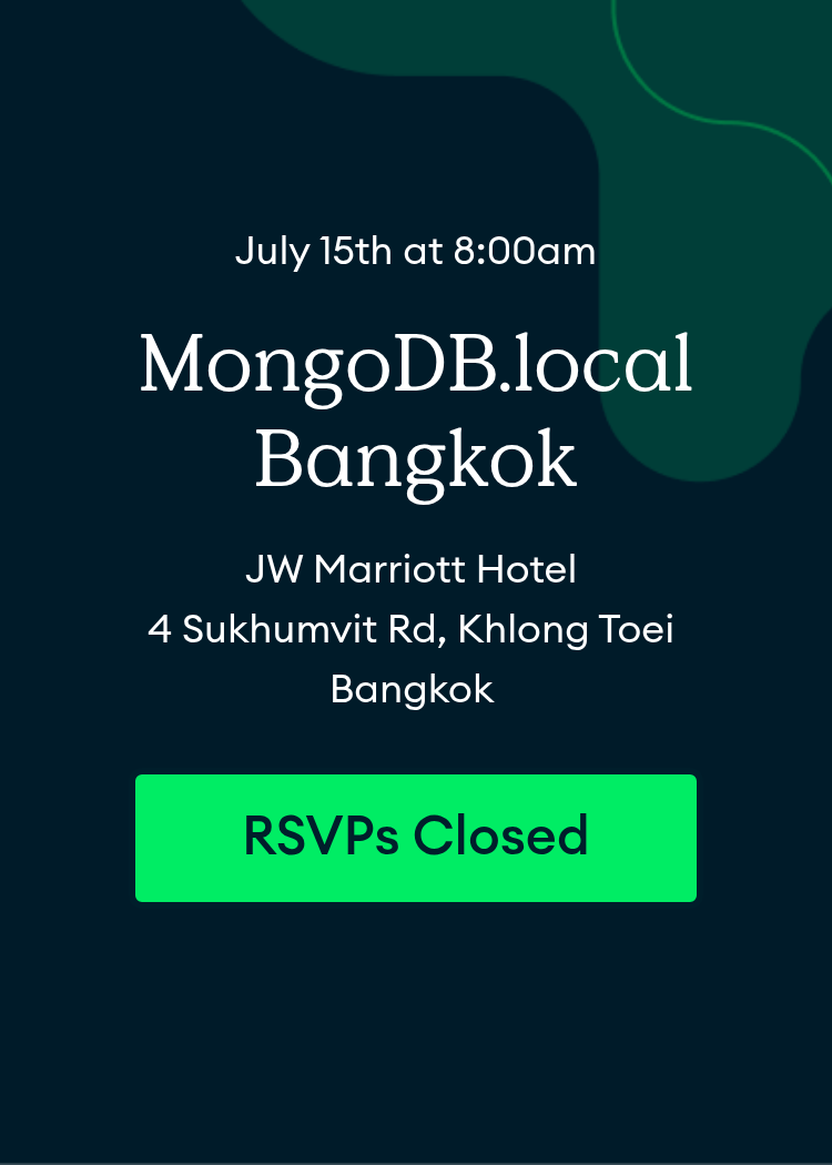 MongoDB.local Bangkok
