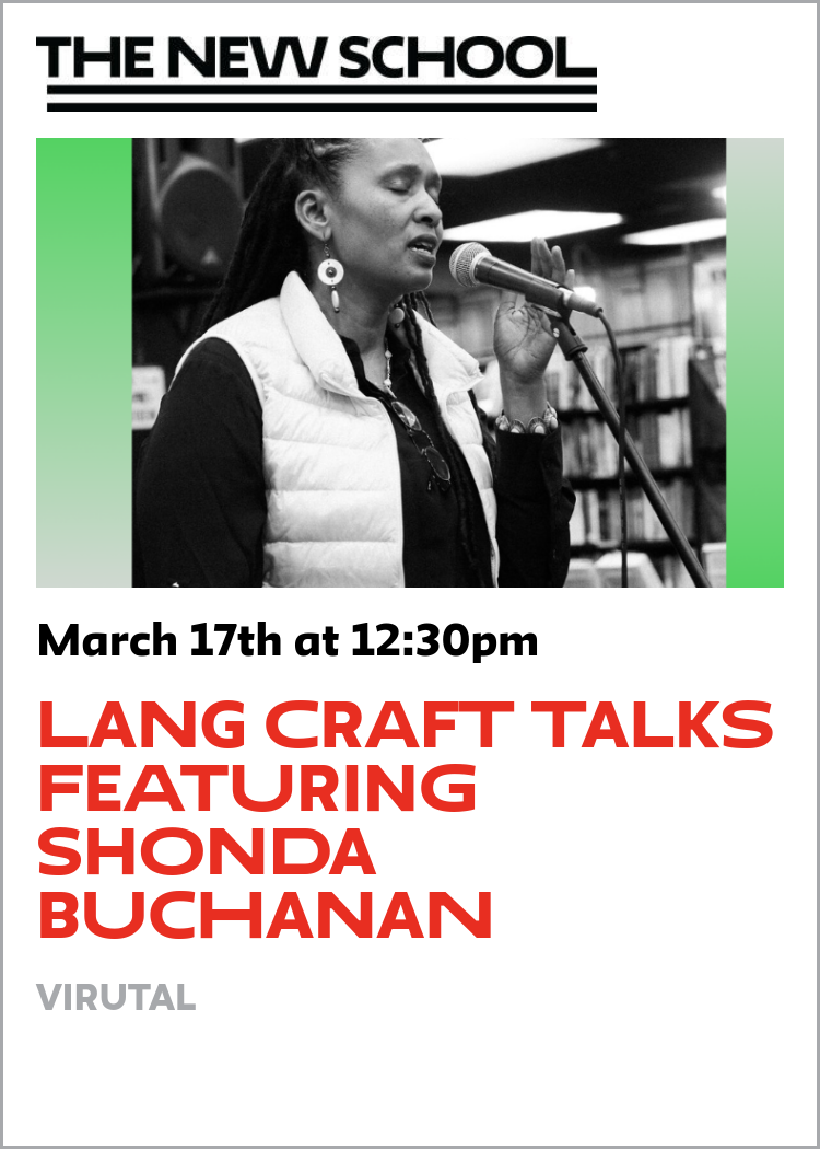 Lang Craft Talks featuring Shonda Buchanan