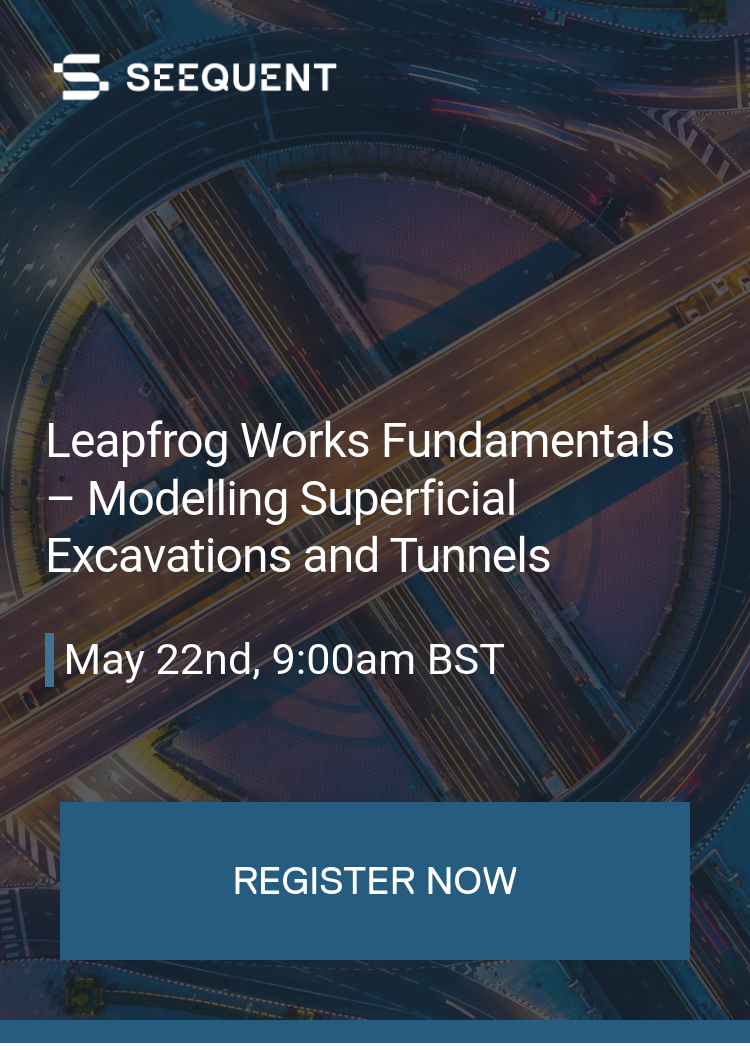 Leapfrog Works Fundamentals – Modelling Superficial Excavations and Tunnels