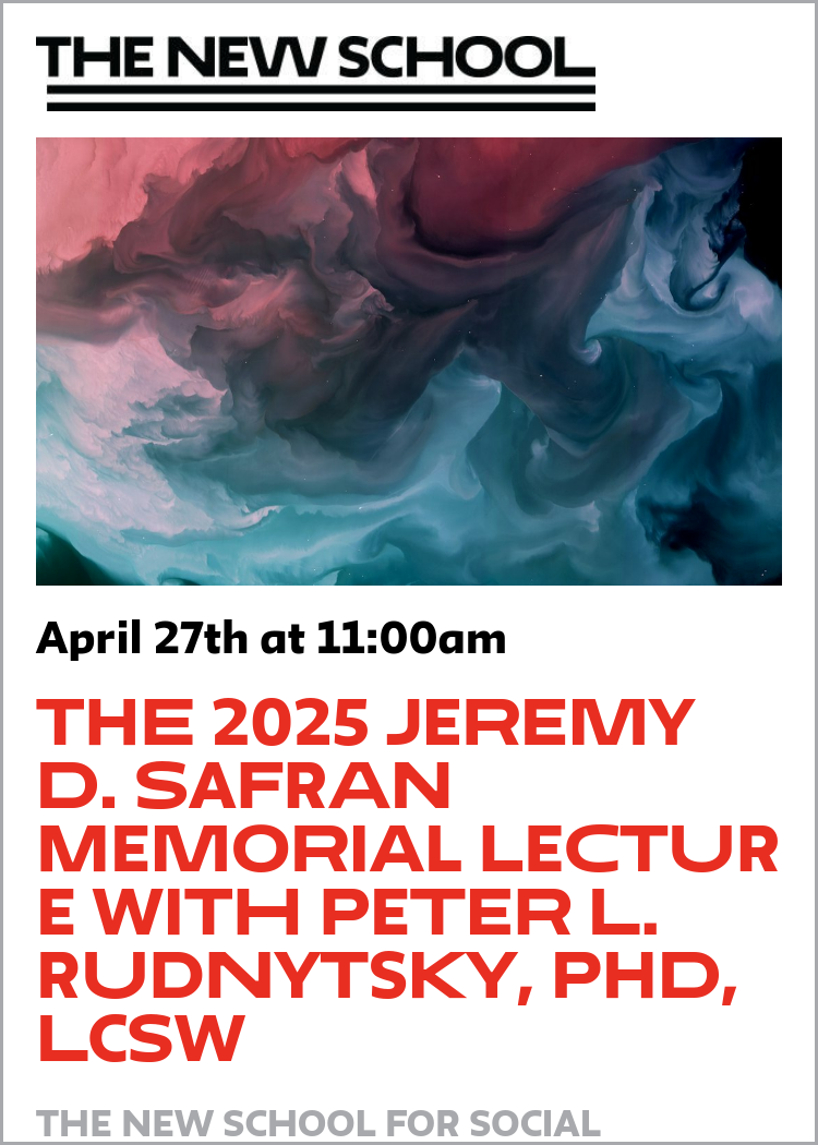 The 2025 Jeremy D. Safran Memorial Lecture with Peter L. Rudnytsky, PhD ...