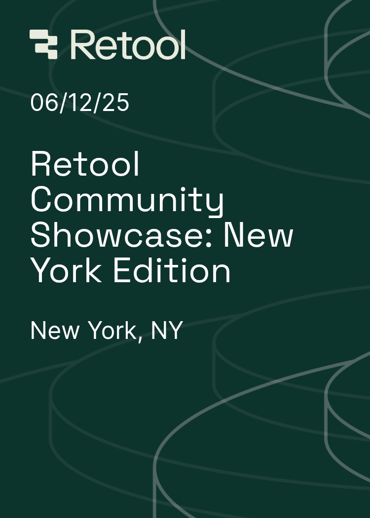 Retool Community Showcase: New York Edition
