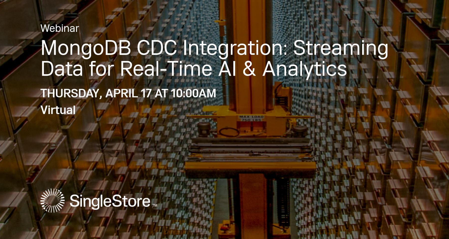 MongoDB CDC Integration: Streaming Data for Real-Time AI & Analytics