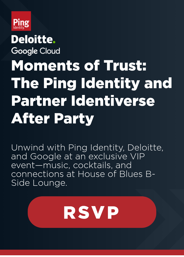 Moments of Trust: The Ping Identity and Partner﻿﻿ Identiverse After Party