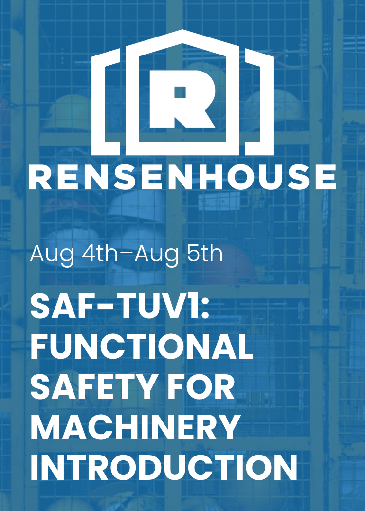 SAF-TUV1: FUNCTIONAL SAFETY FOR MACHINERY INTRODUCTION