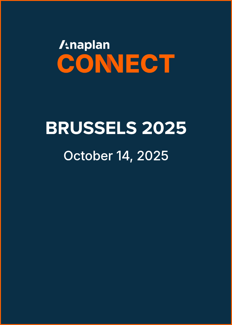 Anaplan Connect Brussels 2025