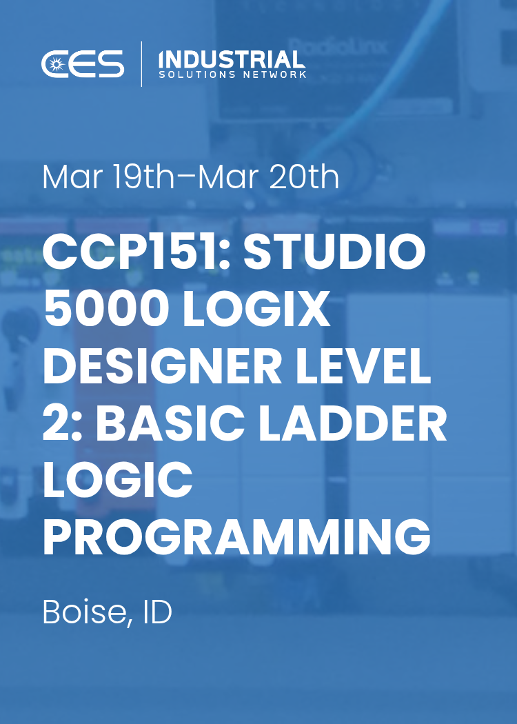 CCP151: Studio 5000 Logix Designer Level 2: Basic Ladder Logic Programming