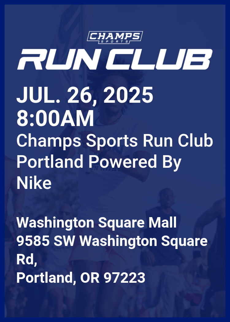 Champs Sports Run Club Portland powered by Nike