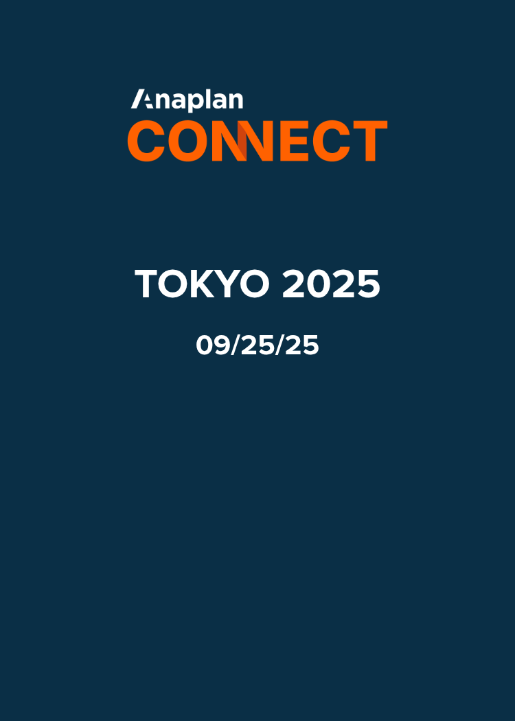 Anaplan Connect Tokyo 2025