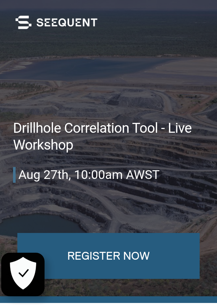 Drillhole Correlation Tool - Live Workshop