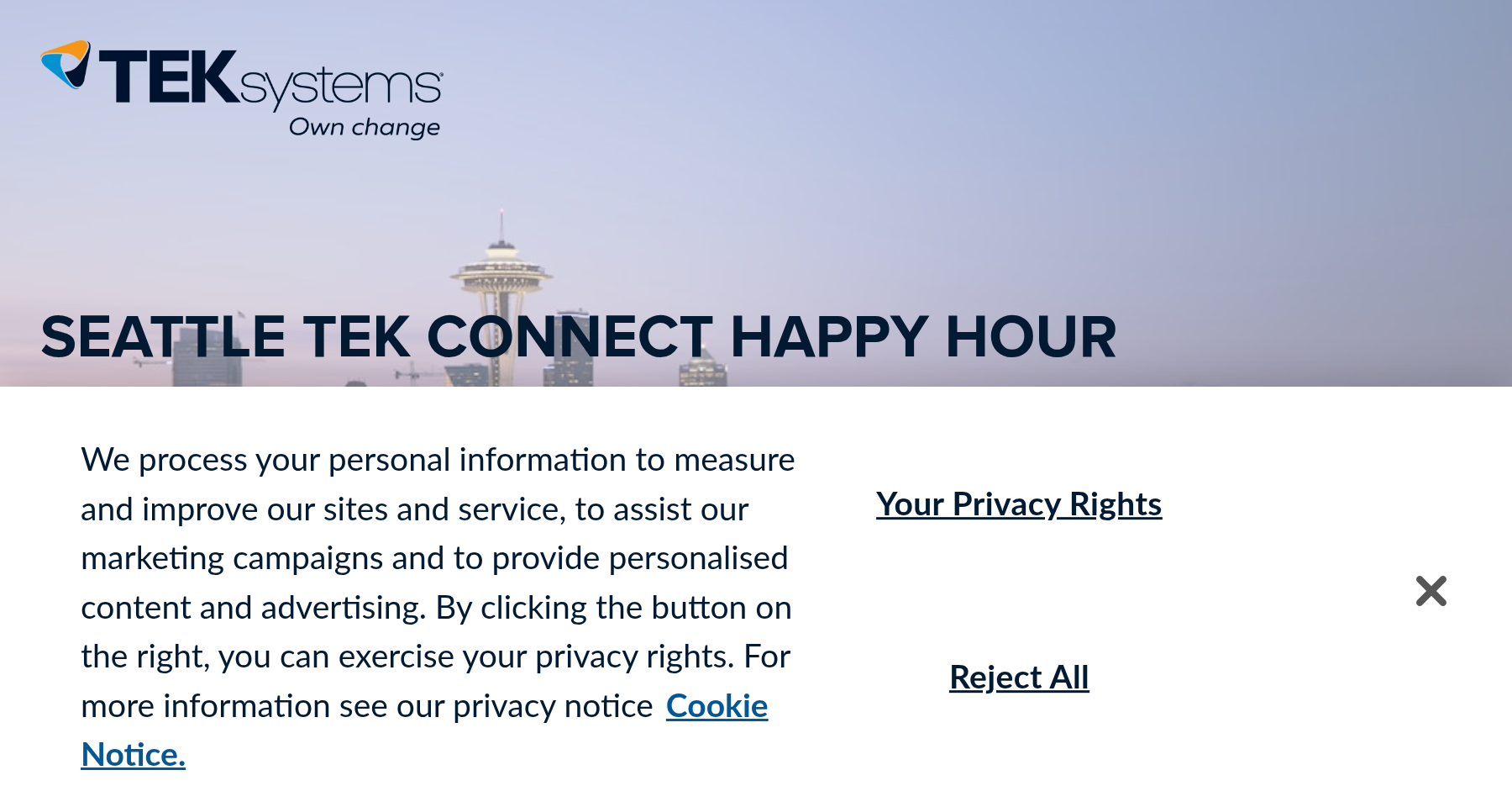 Seattle TEK Connect Happy Hour