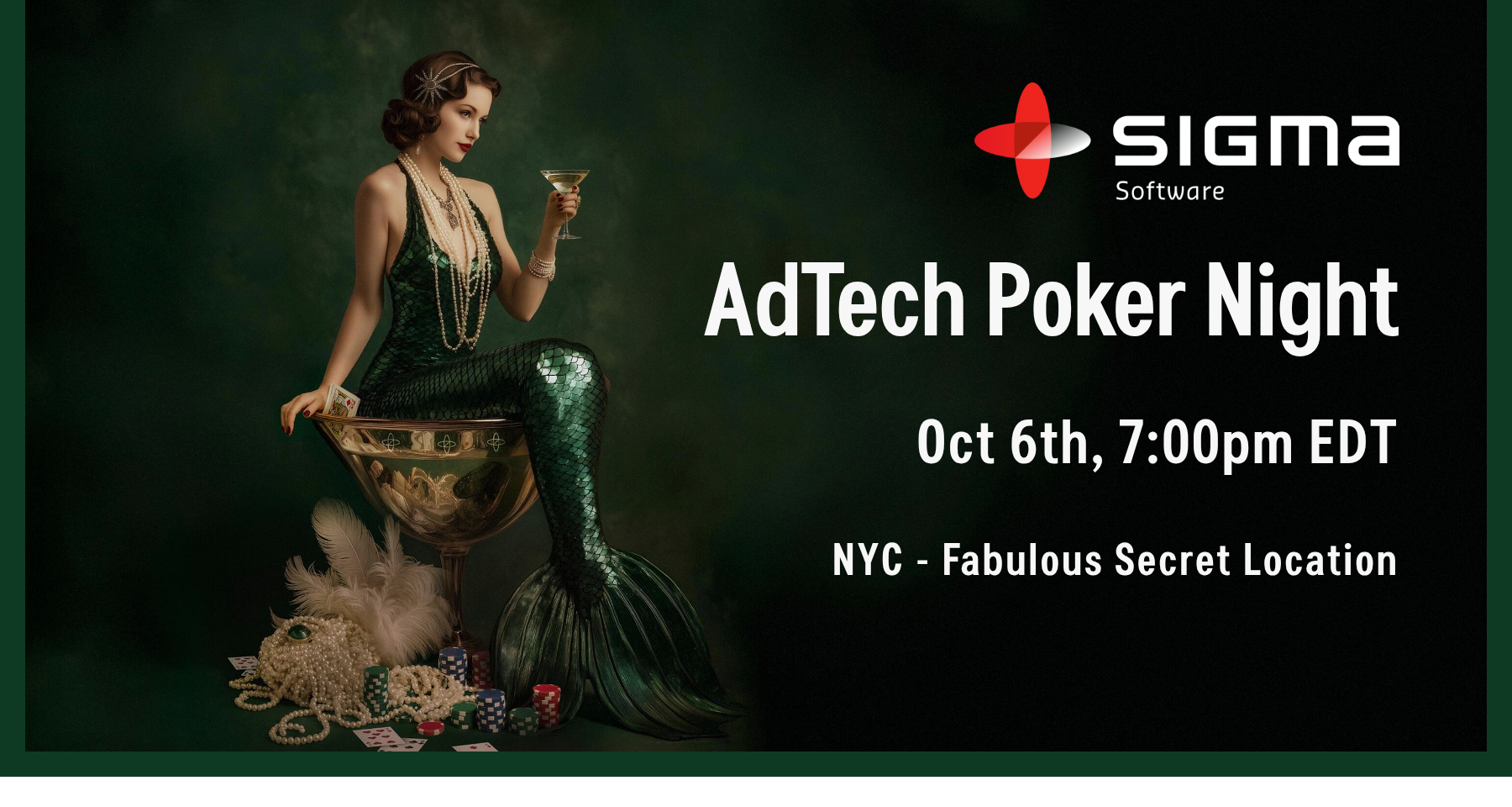 Sigma Software AdTech Poker Night, Advertising Week NYC 2025