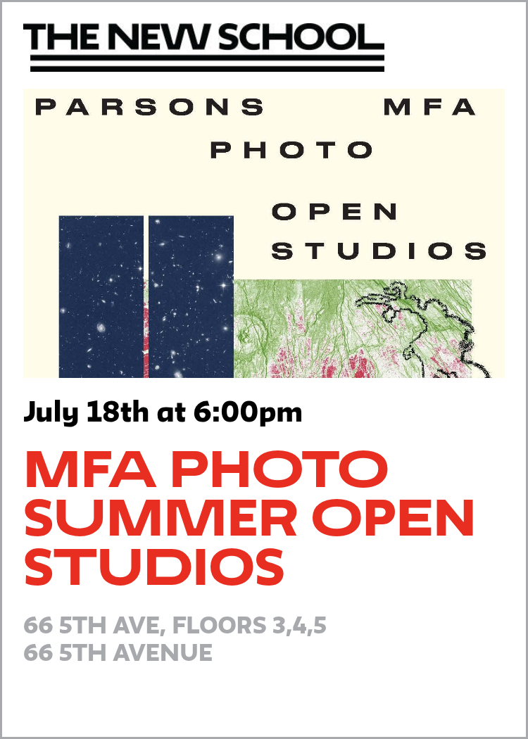 MFA Photo Summer Open Studios