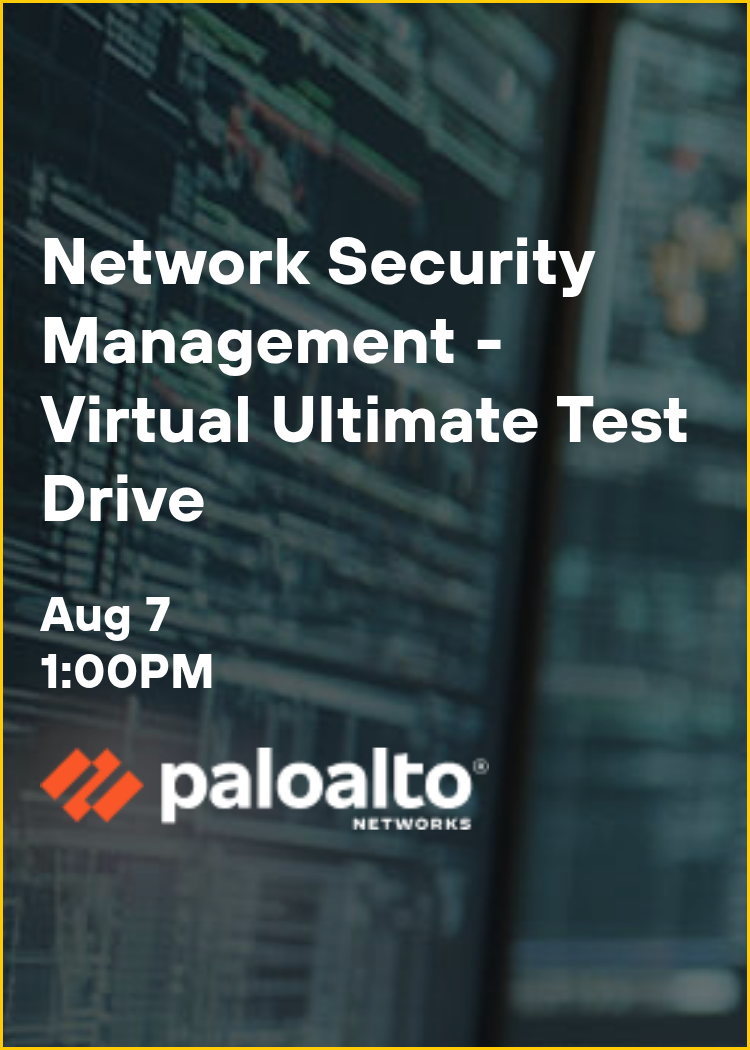 Network Security Management - Virtual Ultimate Test Drive
