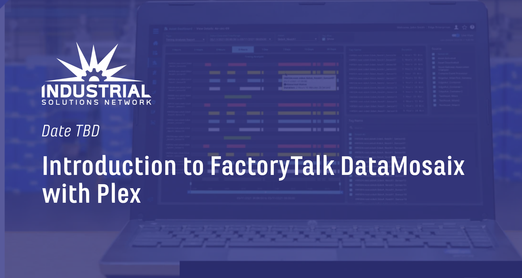 Introduction to FactoryTalk DataMosaix with Plex