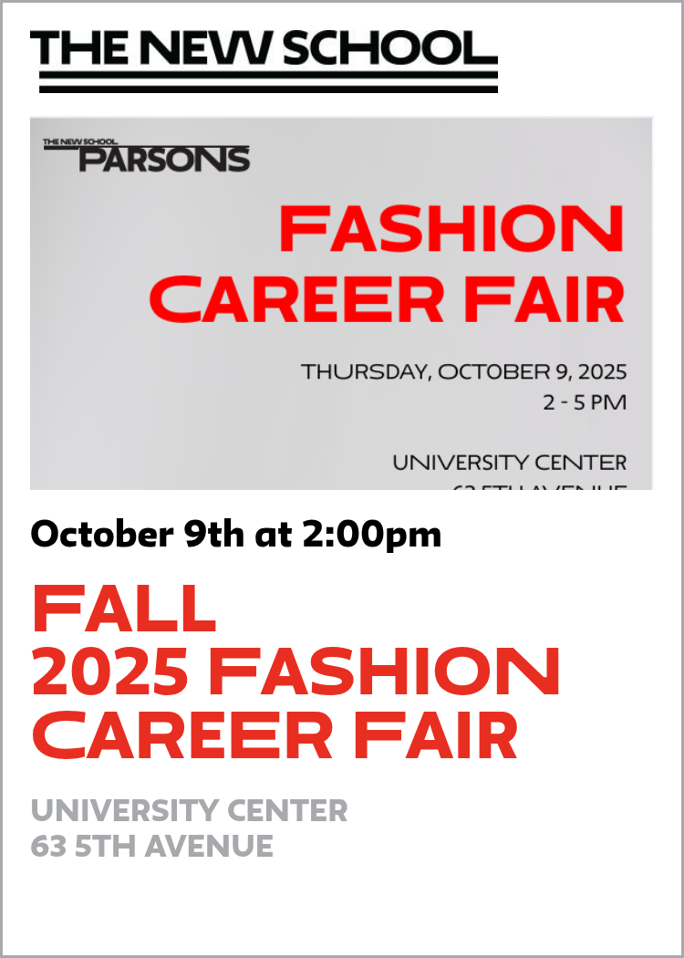 Fall 2025 Fashion Career Fair