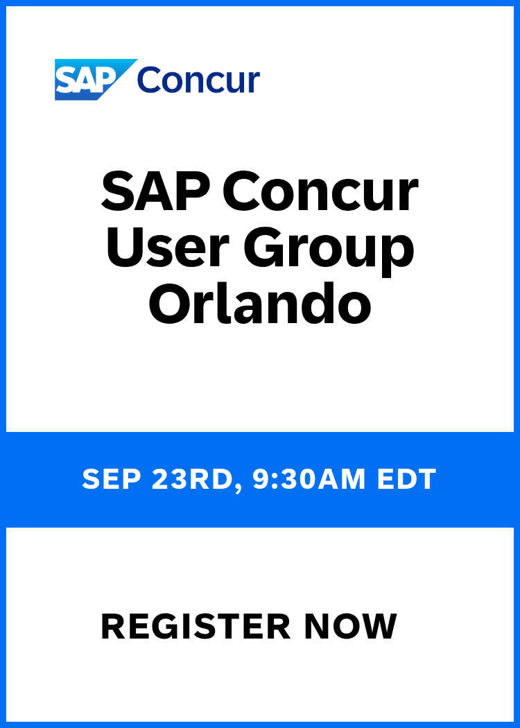 SAP Concur User Group Orlando