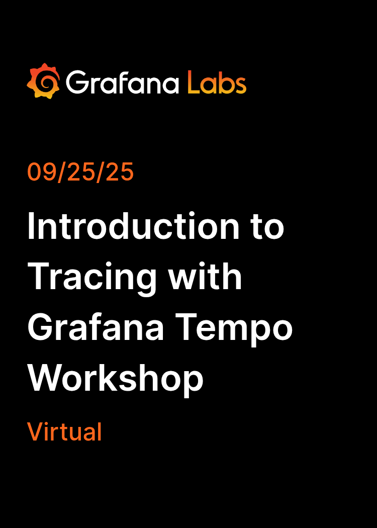 Introduction to Tracing with Grafana Tempo Workshop