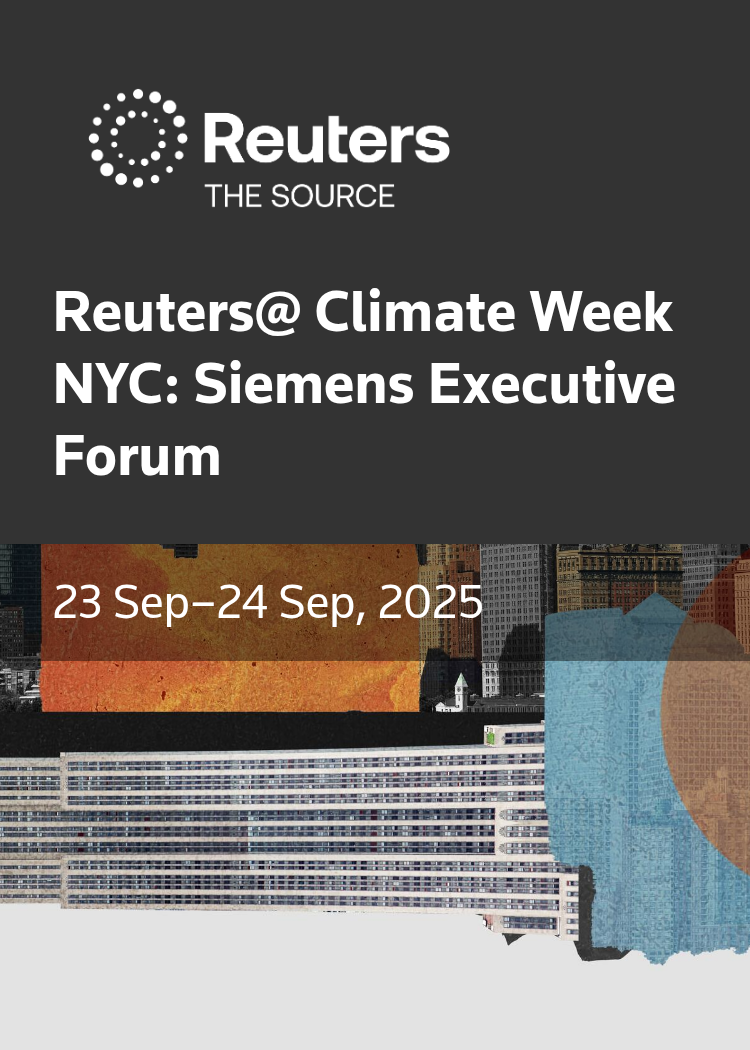Reuters@ Climate Week NYC: Siemens Executive Forum