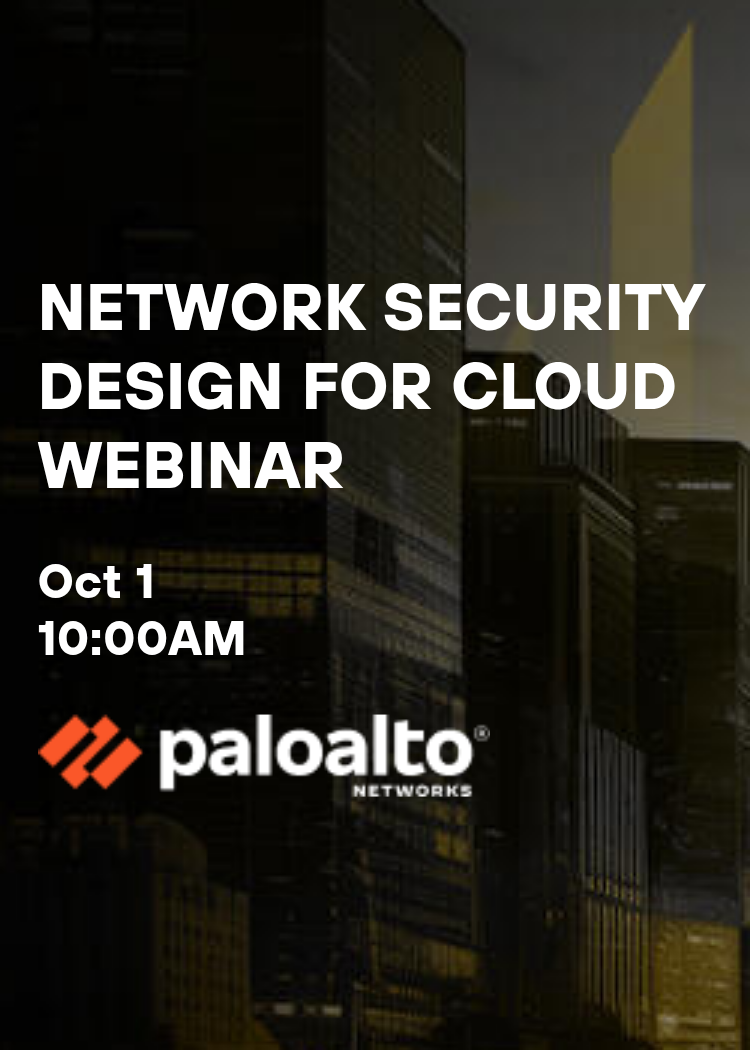 Network Security Design for Cloud Webinar