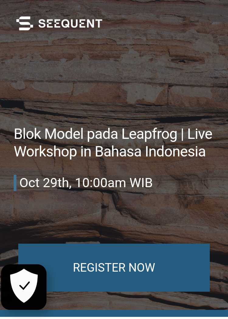 Blok Model pada Leapfrog | Live Workshop in Bahasa Indonesia