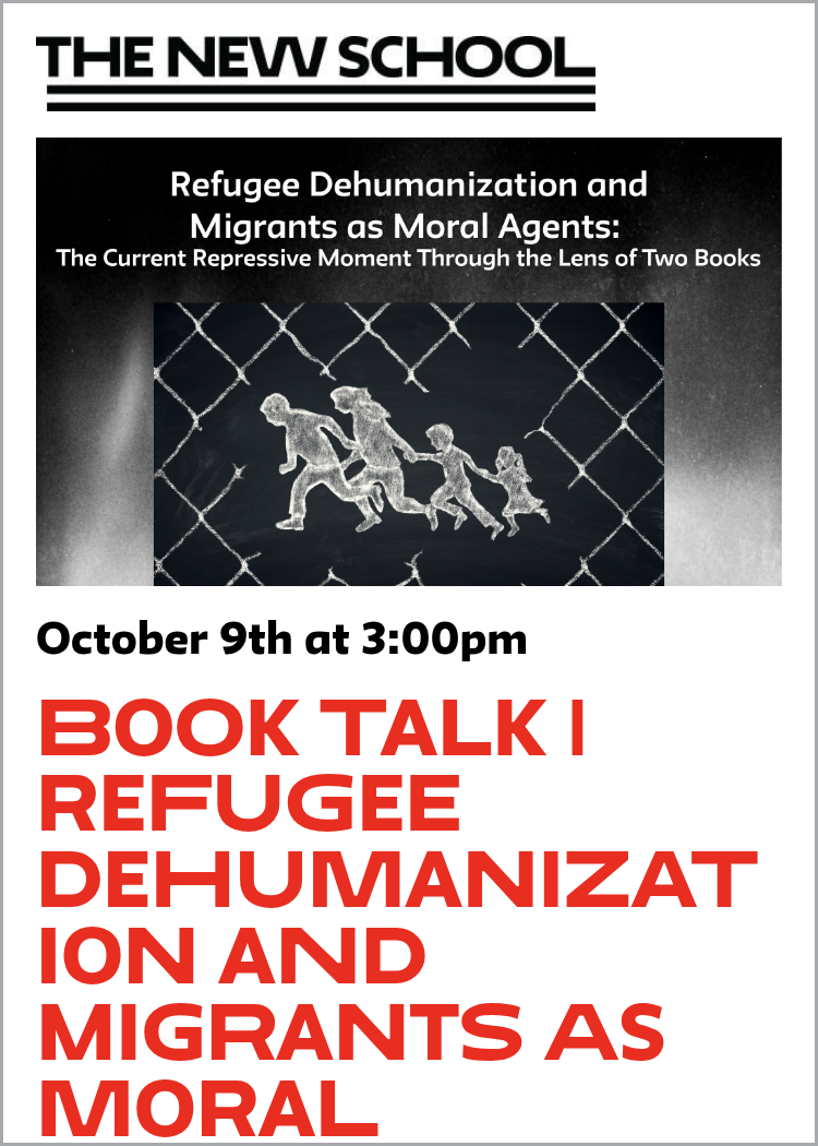 Book Talk | Refugee Dehumanization and Migrants as Moral Agents:The ...