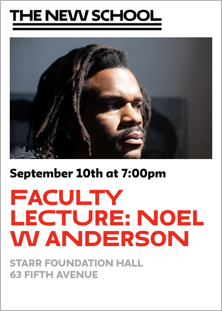Faculty Lecture: Noel W Anderson