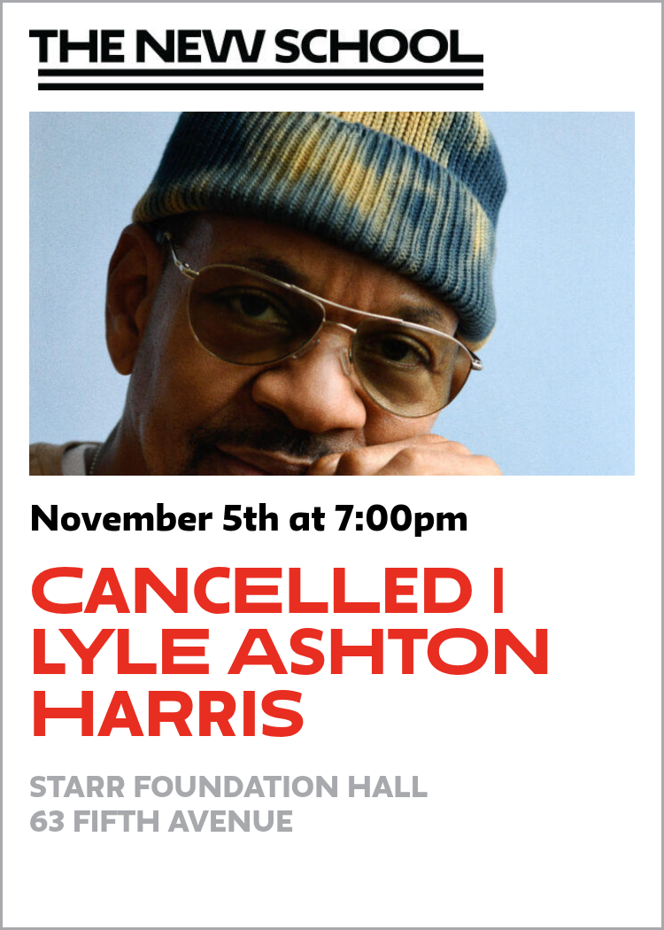 CANCELLED | Lyle Ashton Harris