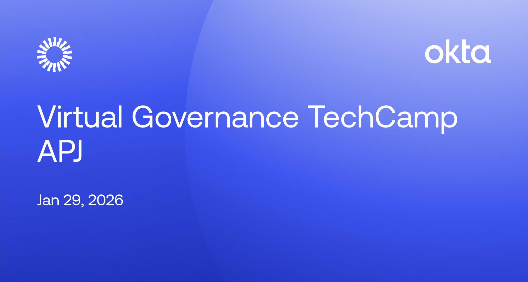 Virtual Governance TechCamp APJ
