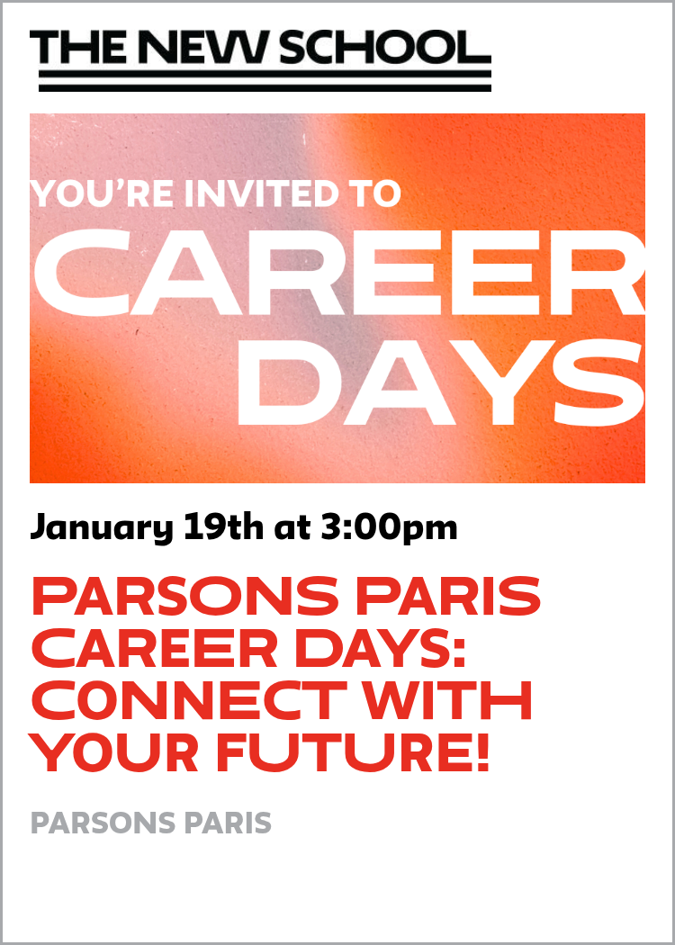 Parsons Paris Career Days: Connect with your Future!