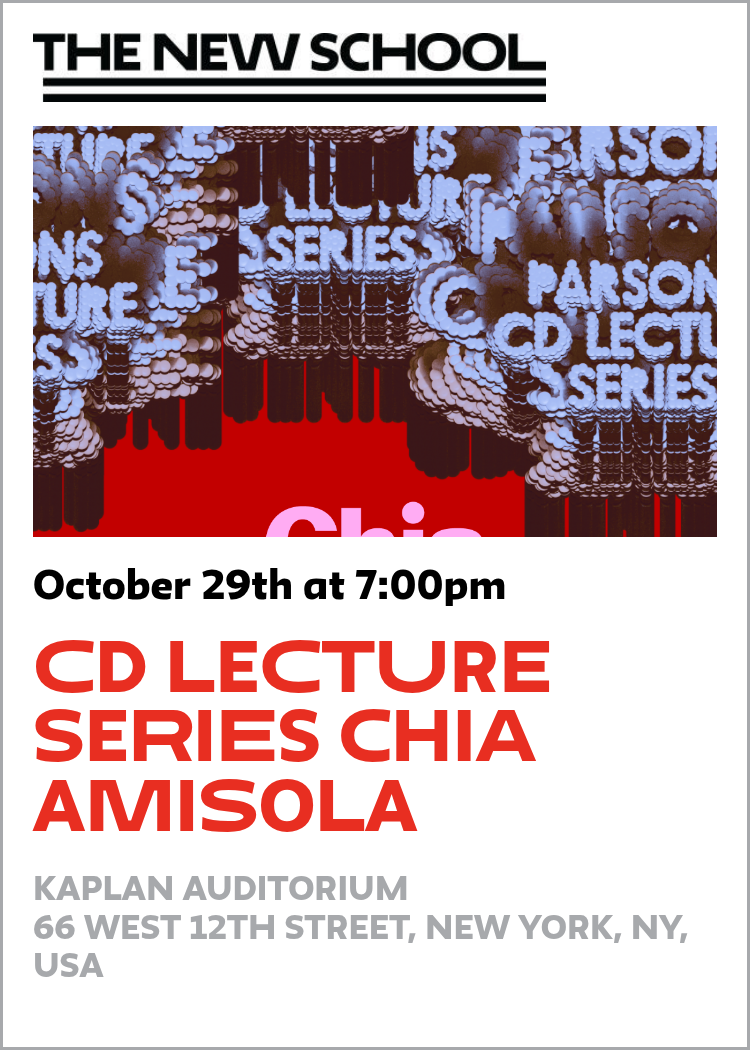 CD Lecture Series: Chia Amisola