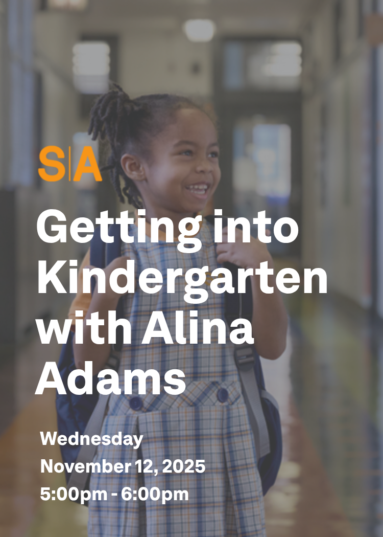 Getting into Kindergarten with Alina Adams