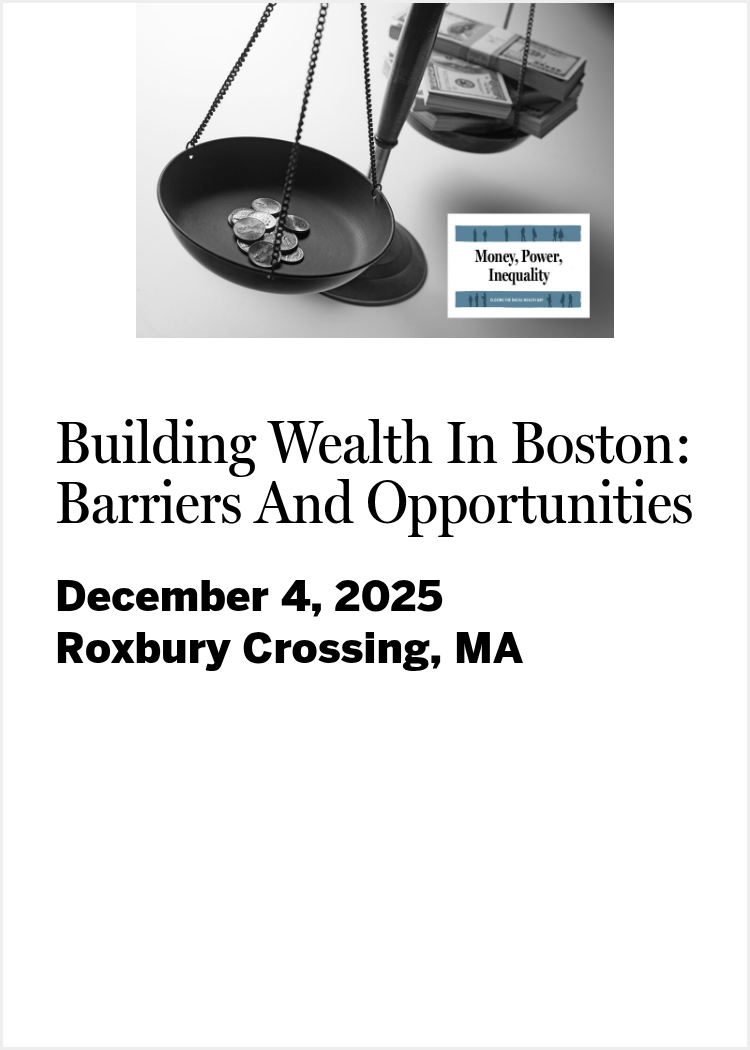 Building Wealth in Boston: Barriers and Opportunities