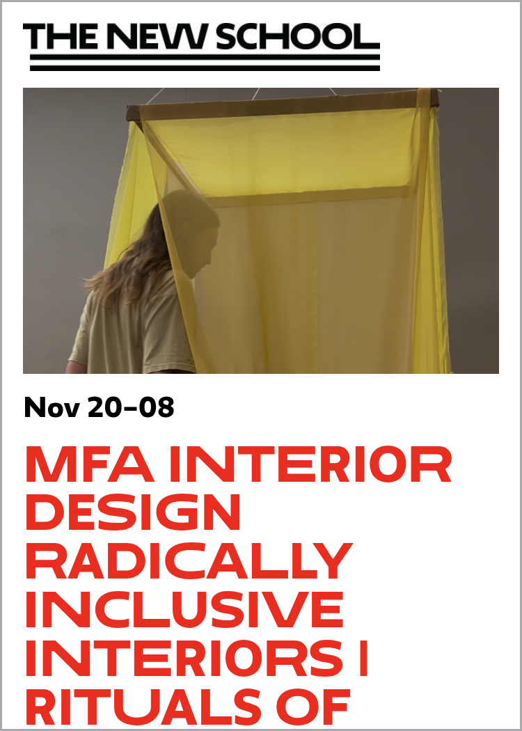 MFA Interior Design Radically Inclusive Interiors | Rituals of ...
