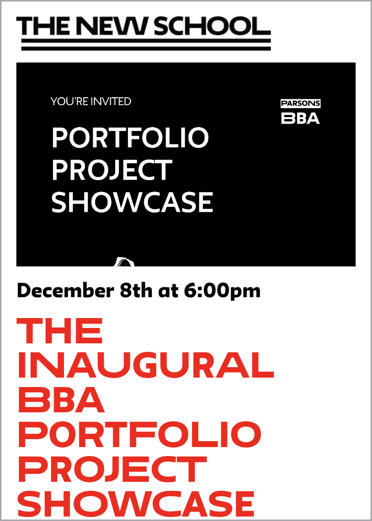 The Inaugural BBA Portfolio Project Showcase