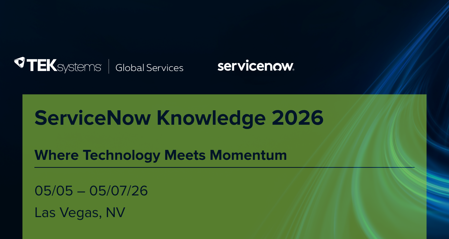 ServiceNow Knowledge 2026