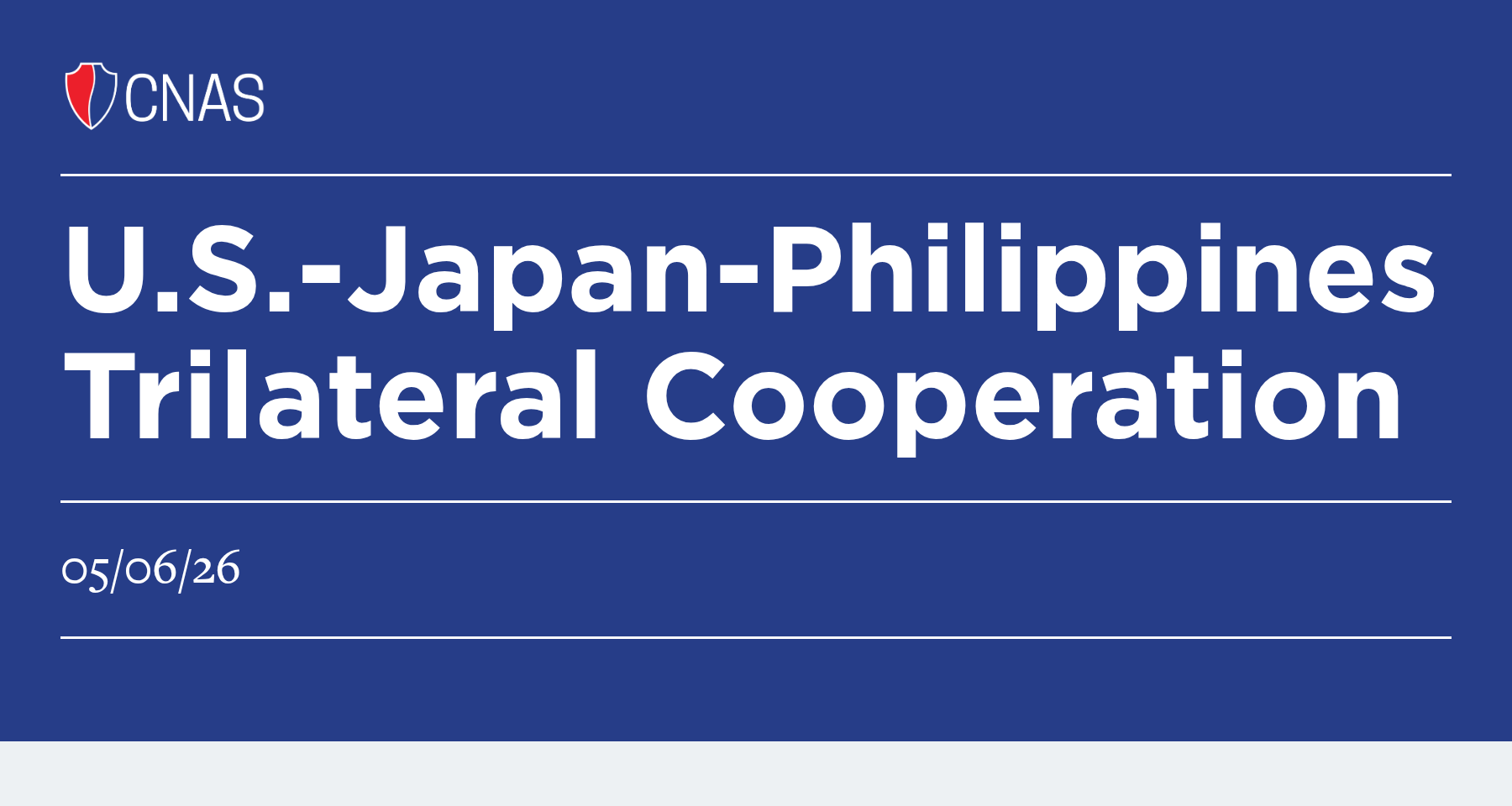 U.S.-Japan-Philippines Trilateral Cooperation