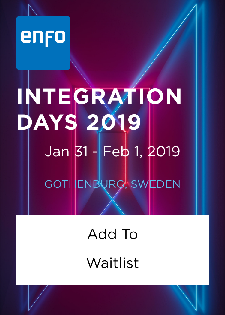 INTEGRATION DAYS 2019