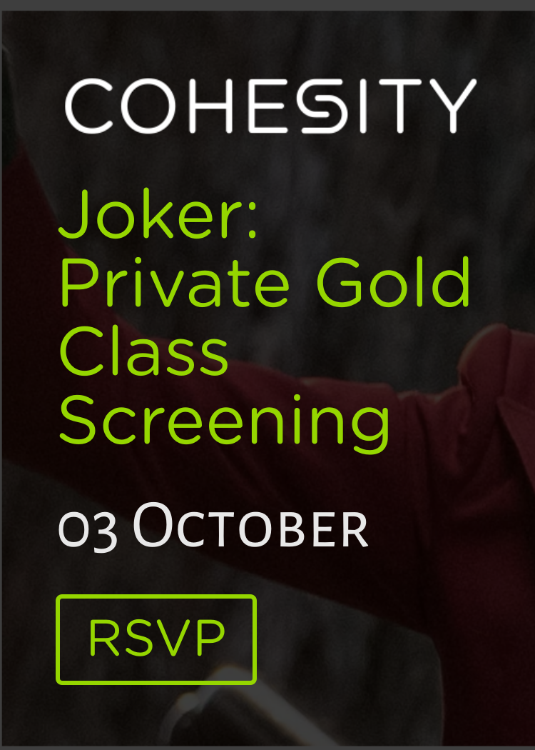 Joker: Private Gold Class Screening