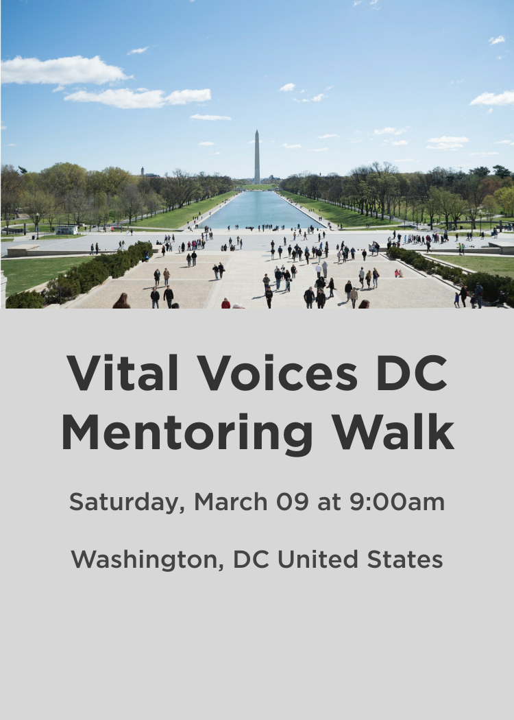 Vital Voices Dc Mentoring Walk